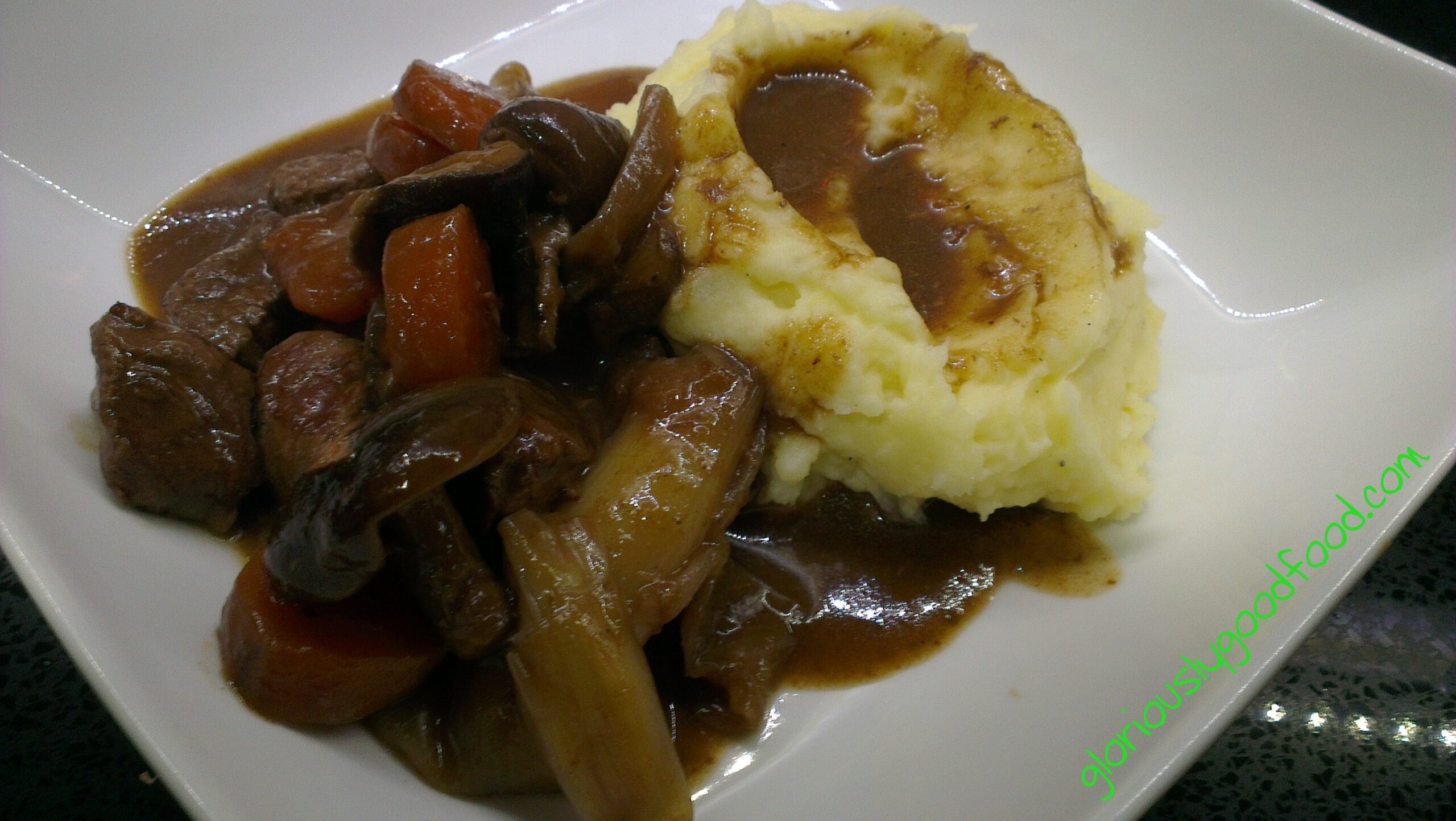 Aberdeen Angus Beef Stew with Mushrooms and Shallotts - Gloriously Good ...