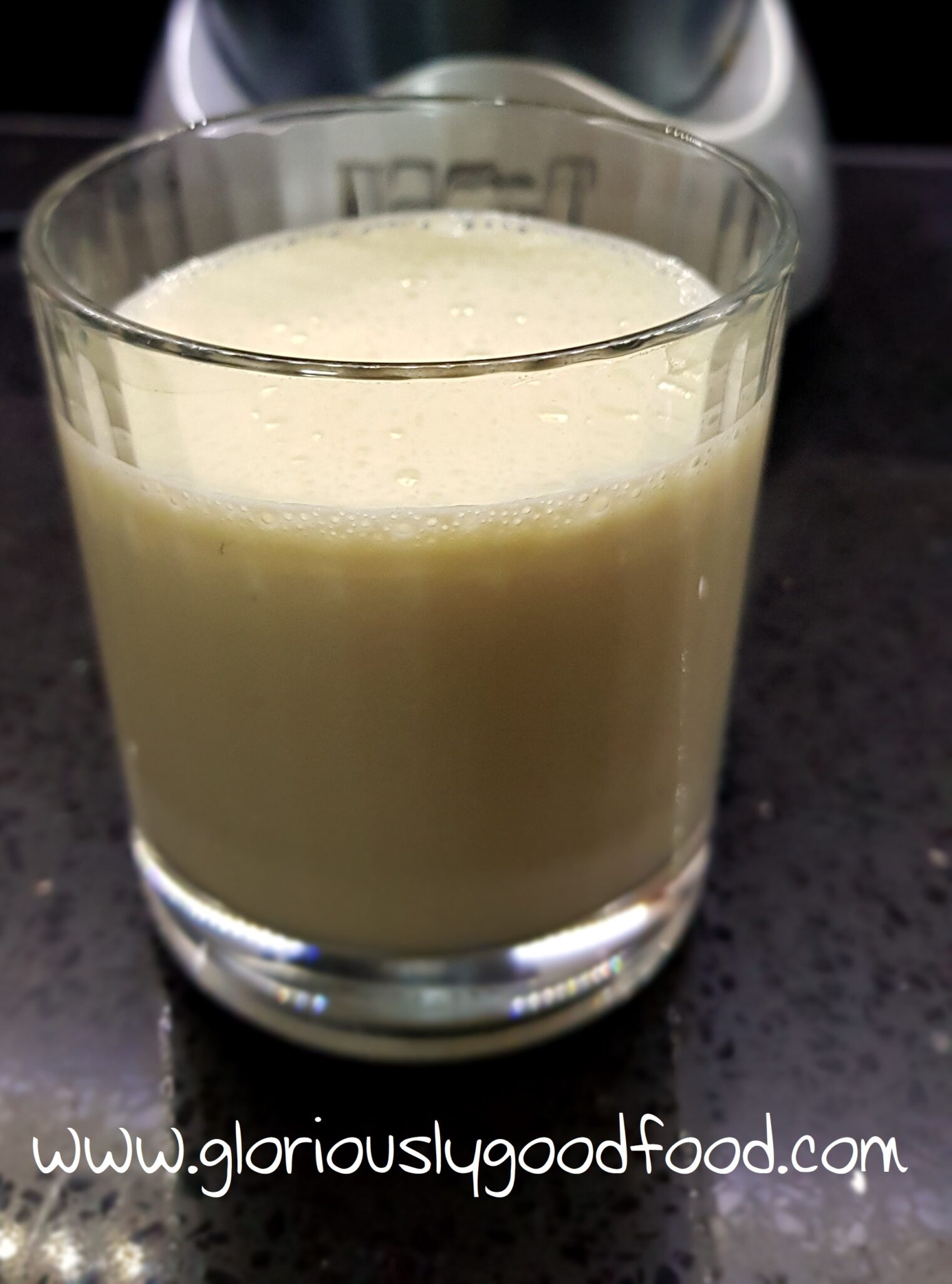 Thick and creamy high-protein banana milkshake - Gloriously Good Food
